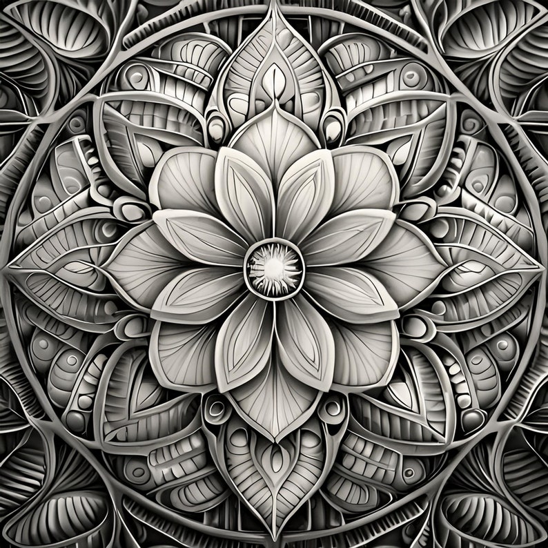 10 Hyper Detailed Mandala Coloring Pages for Adults Intricate and ...
