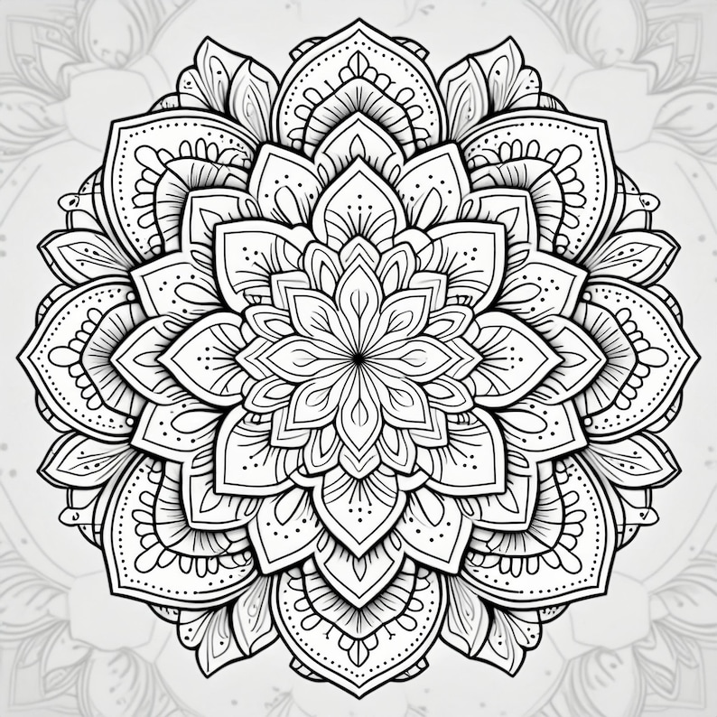 12 Mandala Coloring Pages for Adults Intricate Mandala Designs ...