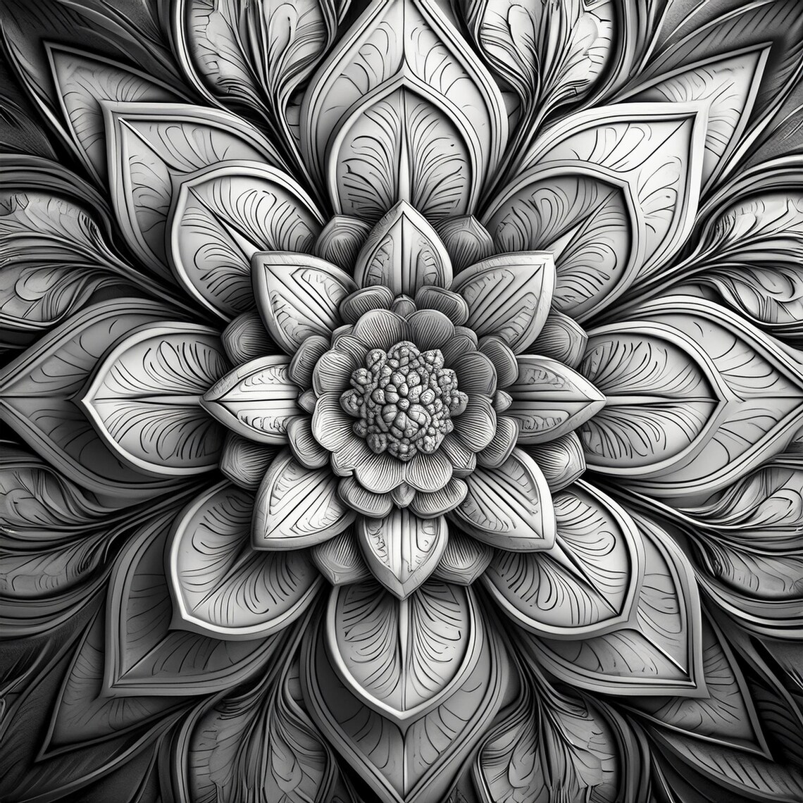 10 Hyper Detailed Mandala Coloring Pages for Adults Intricate and ...