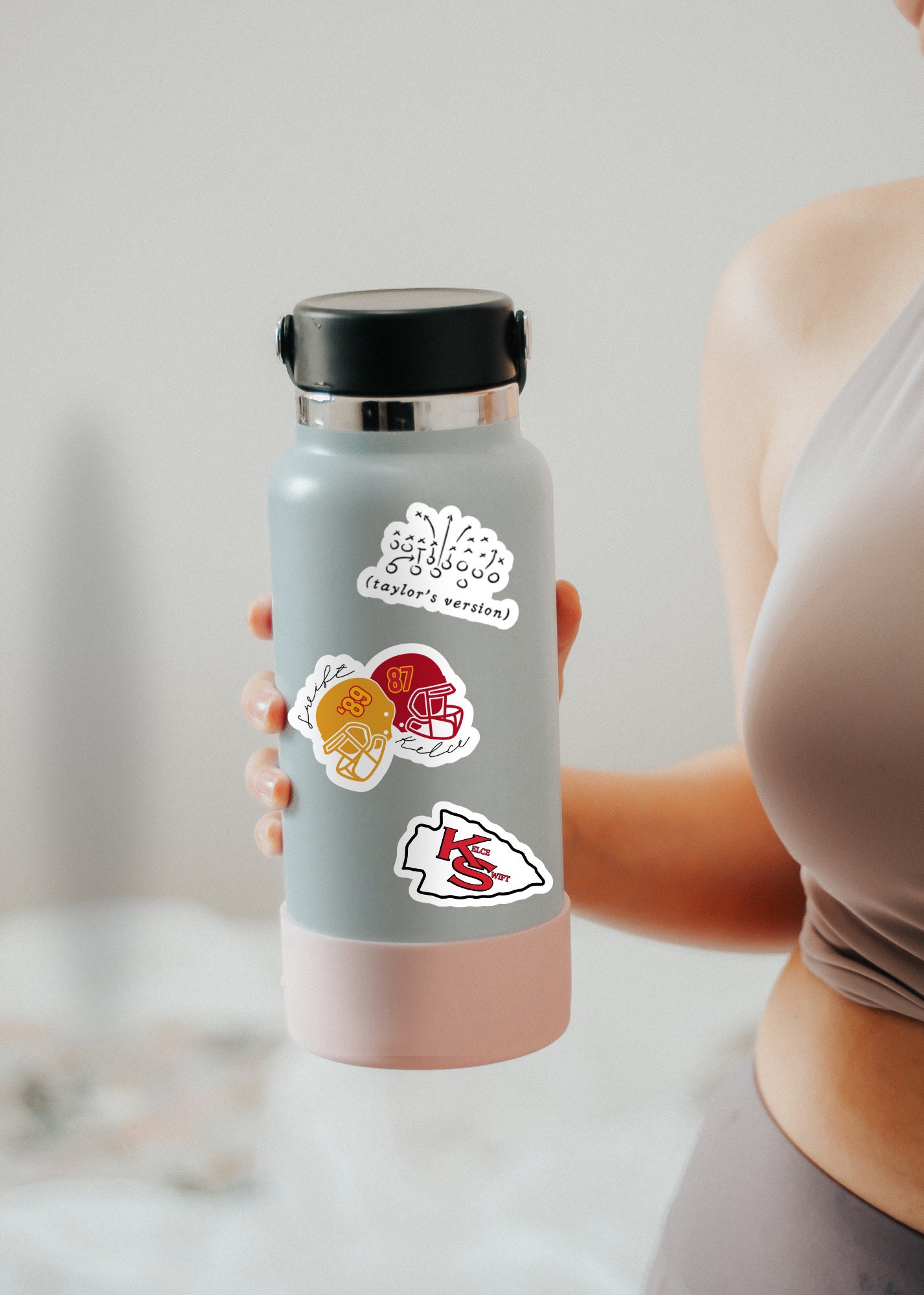 Travis & Taylor Sticker Sheet Six Kiss Cut Stickers, Football Taylors ...