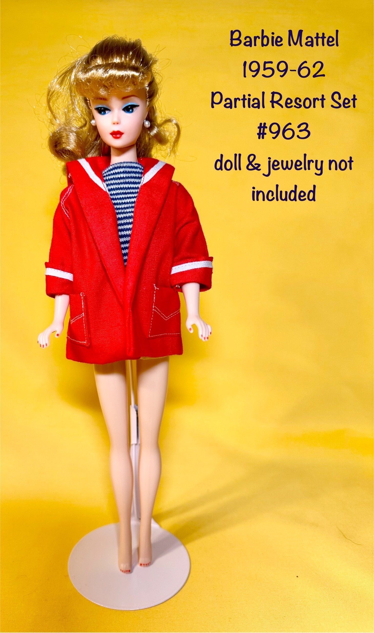 Early 1960s Barbie Vintage Clothes Barbie by Mattel. Excellent ...