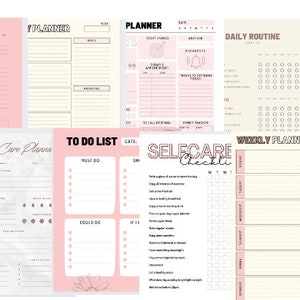Planner Bundle Pink/brown - Etsy