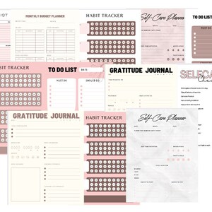 Planner Bundle Pink/brown - Etsy
