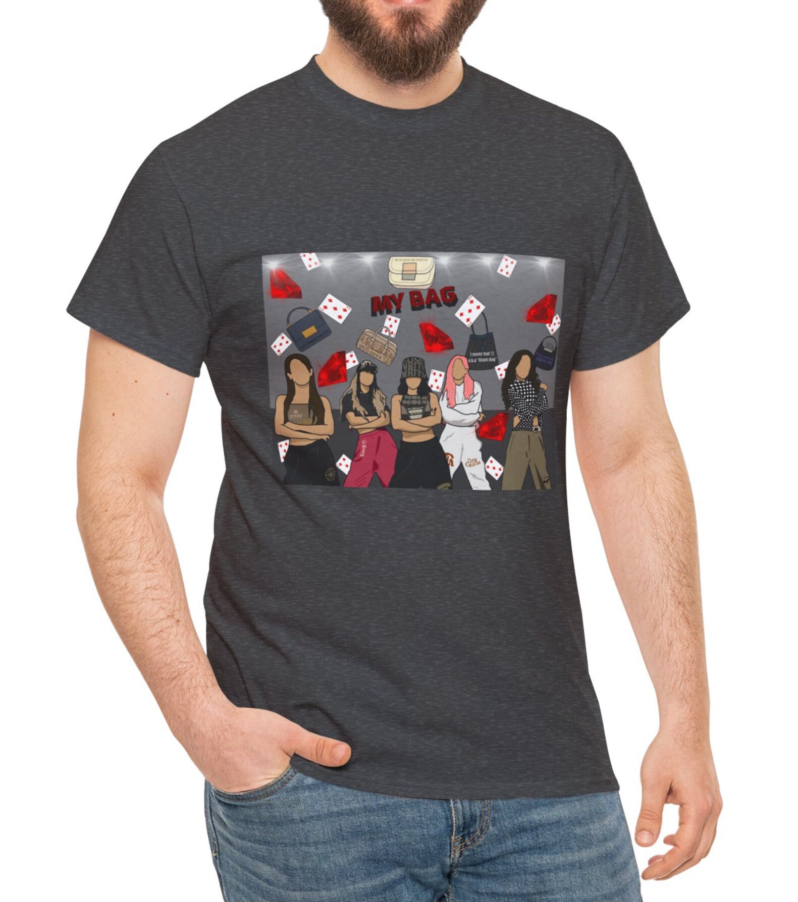 Gidle My Bag Collage Kpop T Shirt - Etsy