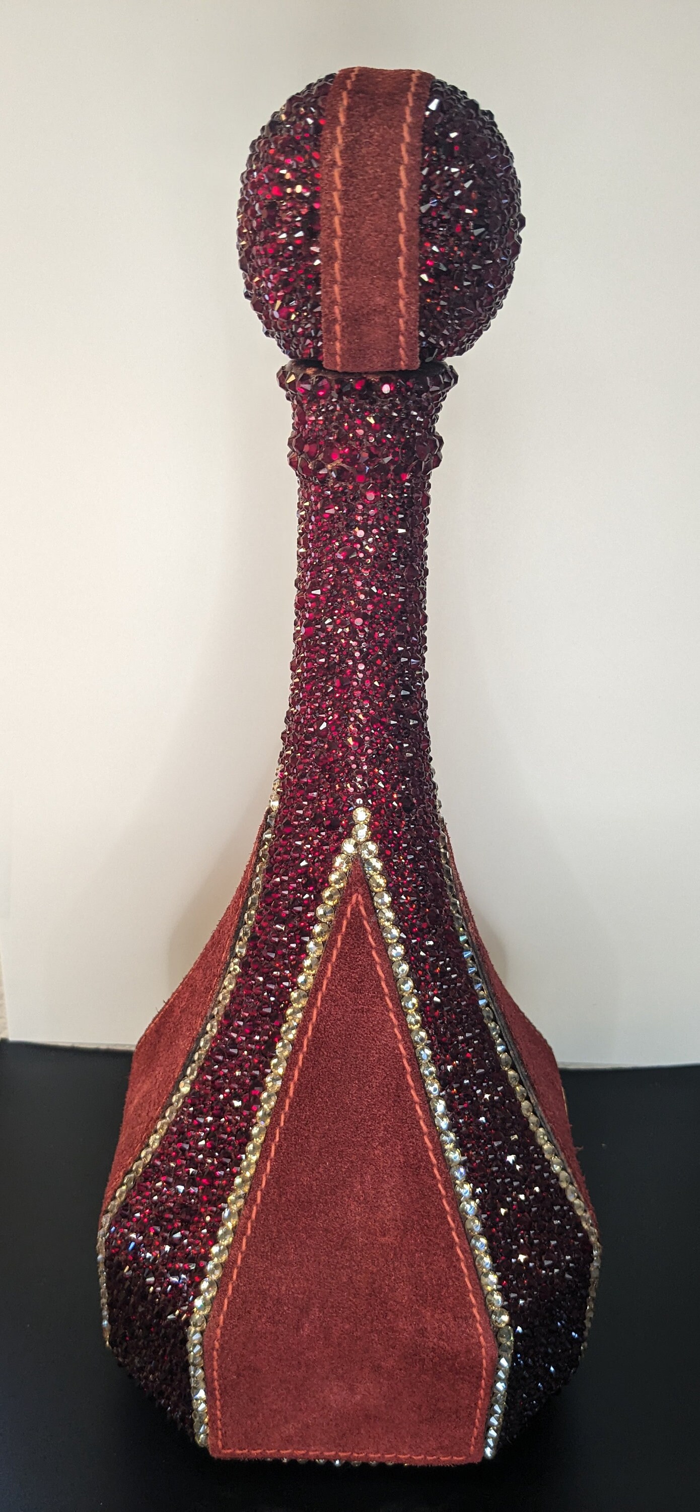 Restored Vintage Italian Rhinestone and Leather Decatur. - Etsy