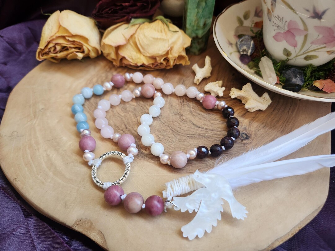Alternate Aphrodite Prayer Beads, Venus Goddess of Love and Beauty Hand ...