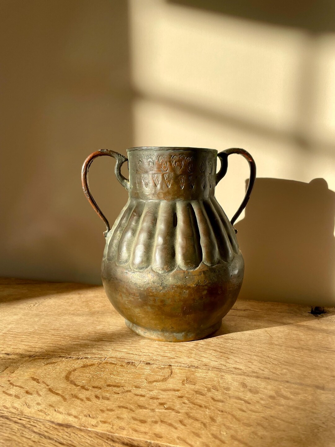 Egyptian Copper Vase - Etsy