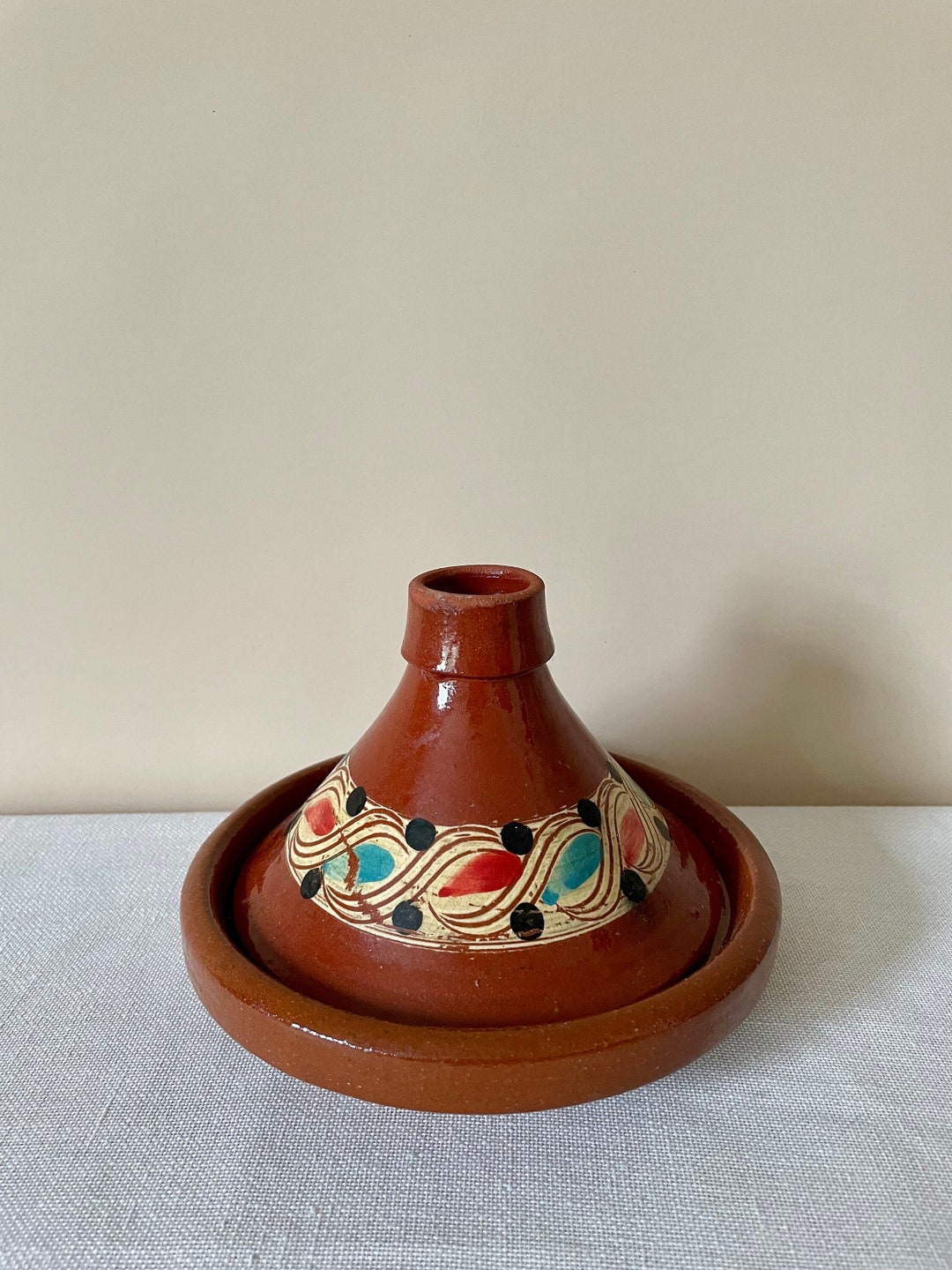Vintage Moroccan Tagine Dish - Etsy