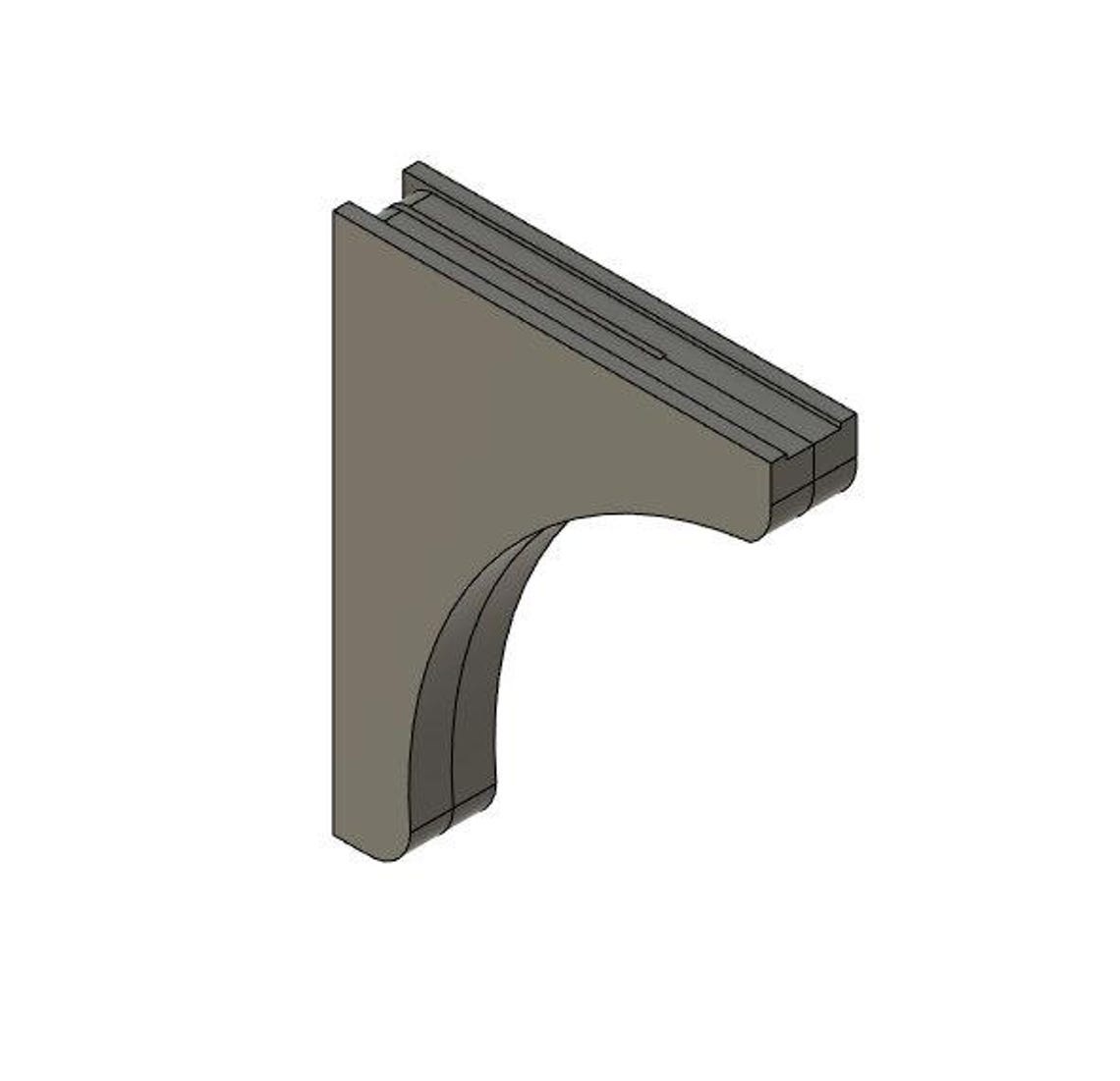 Simple Corbel Facade to Hide Shelf Bracket - Etsy