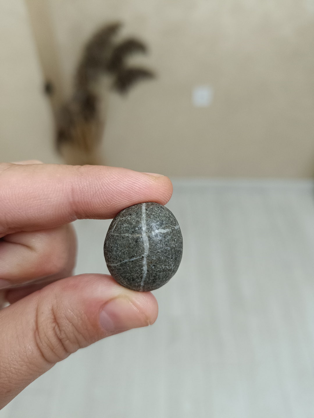 Christian Cross and Star Patterned Stone,perfect and Unique Gift - Etsy