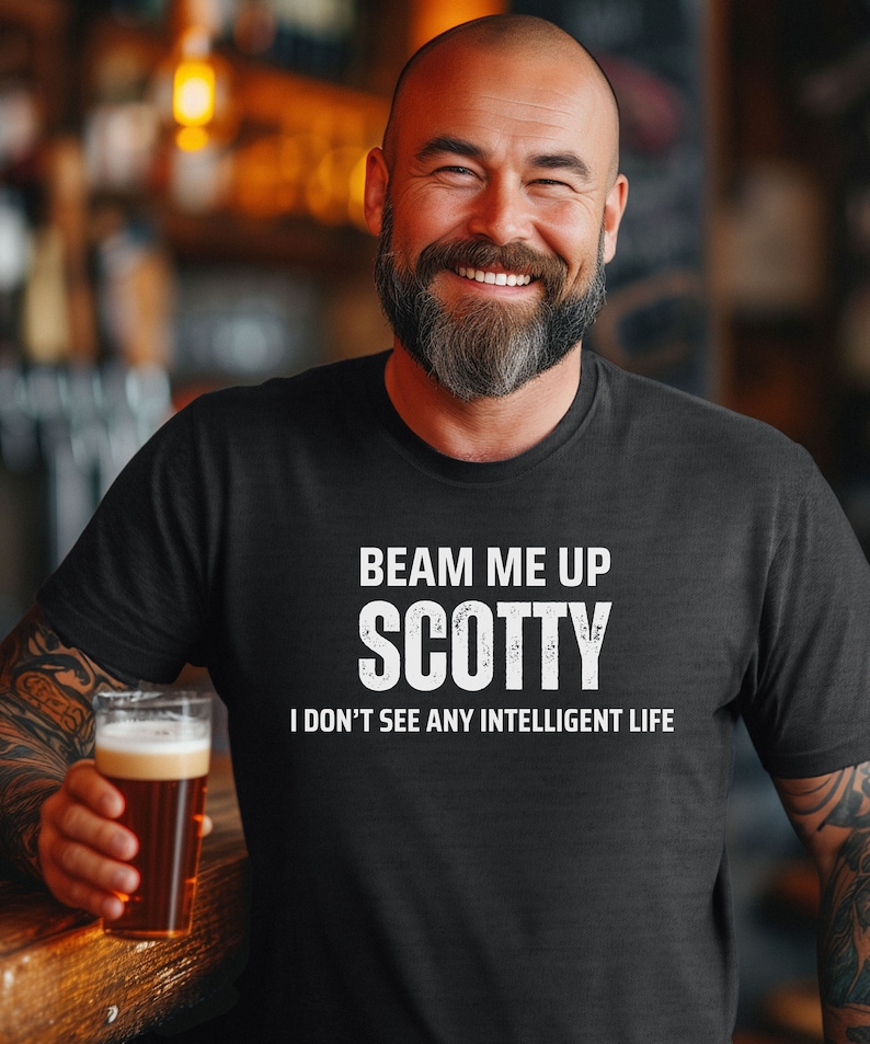 Beam Me up Scotty | Enterprise Starfleet Geeky Shirt Star Trek Shirt ...