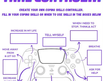 Coping Skills Game Therapy Game Counseling Game Virtual Game Group ...