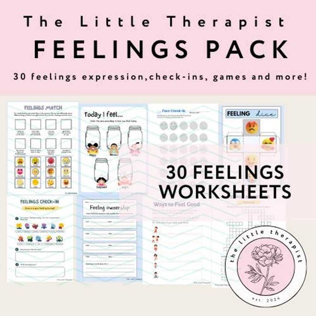 Kids Feelings & Emotions Worksheets | Social Emotional Learning ...