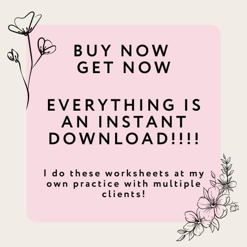 Behavior Modification Chart CBT Series - Etsy