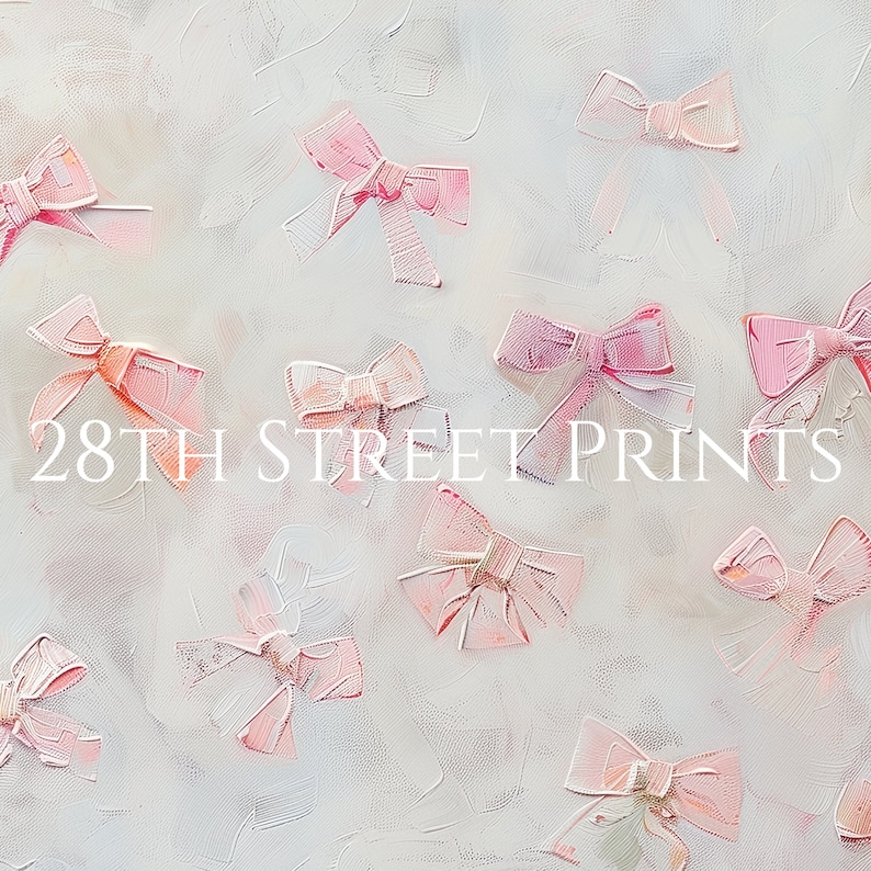 Frame TV Art | Pink Bows Digital Download | Cute Bow Art | Digital TV ...
