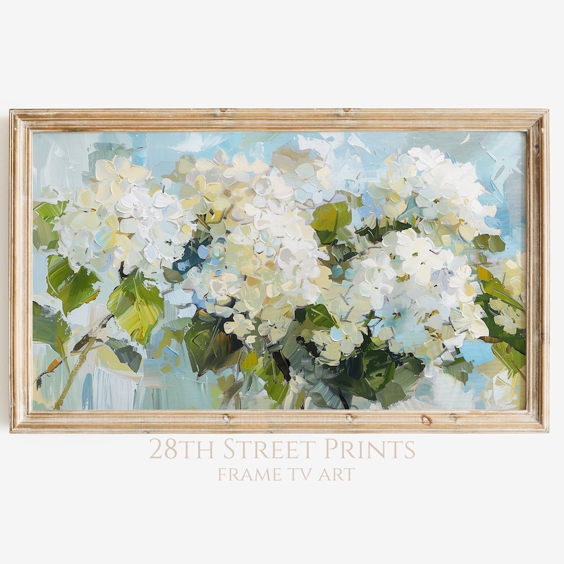 Hydrangea Wall Art Framed - Etsy