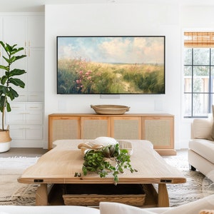 Wildflower Art Digital Download Art for TV, Spring Art Frame TV, Summer ...