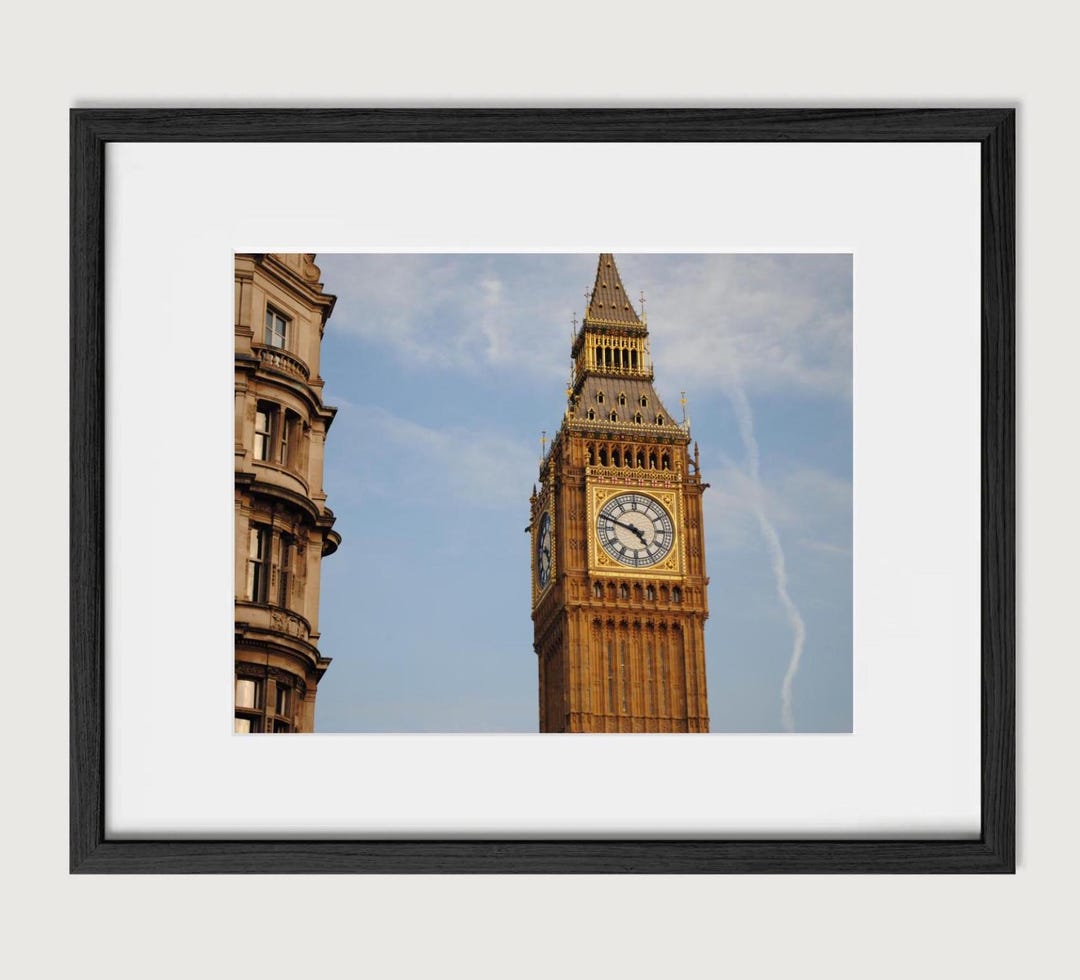 Framed Big Ben Print | Fine Art London England Photograph | United ...