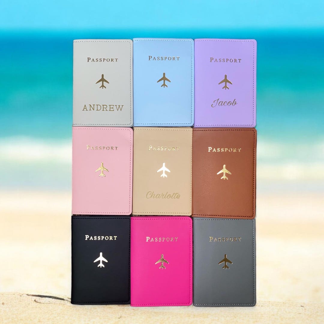 Personalized Passport Protector for Men and Women Custom Gift for ...