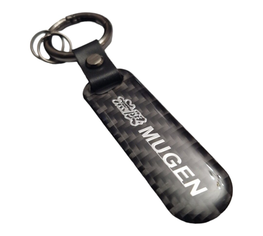 Mugen Keychain Carbon Fibre Logo M Performance Keyring Lanyard Car Accessories Gift for Men Dad ...