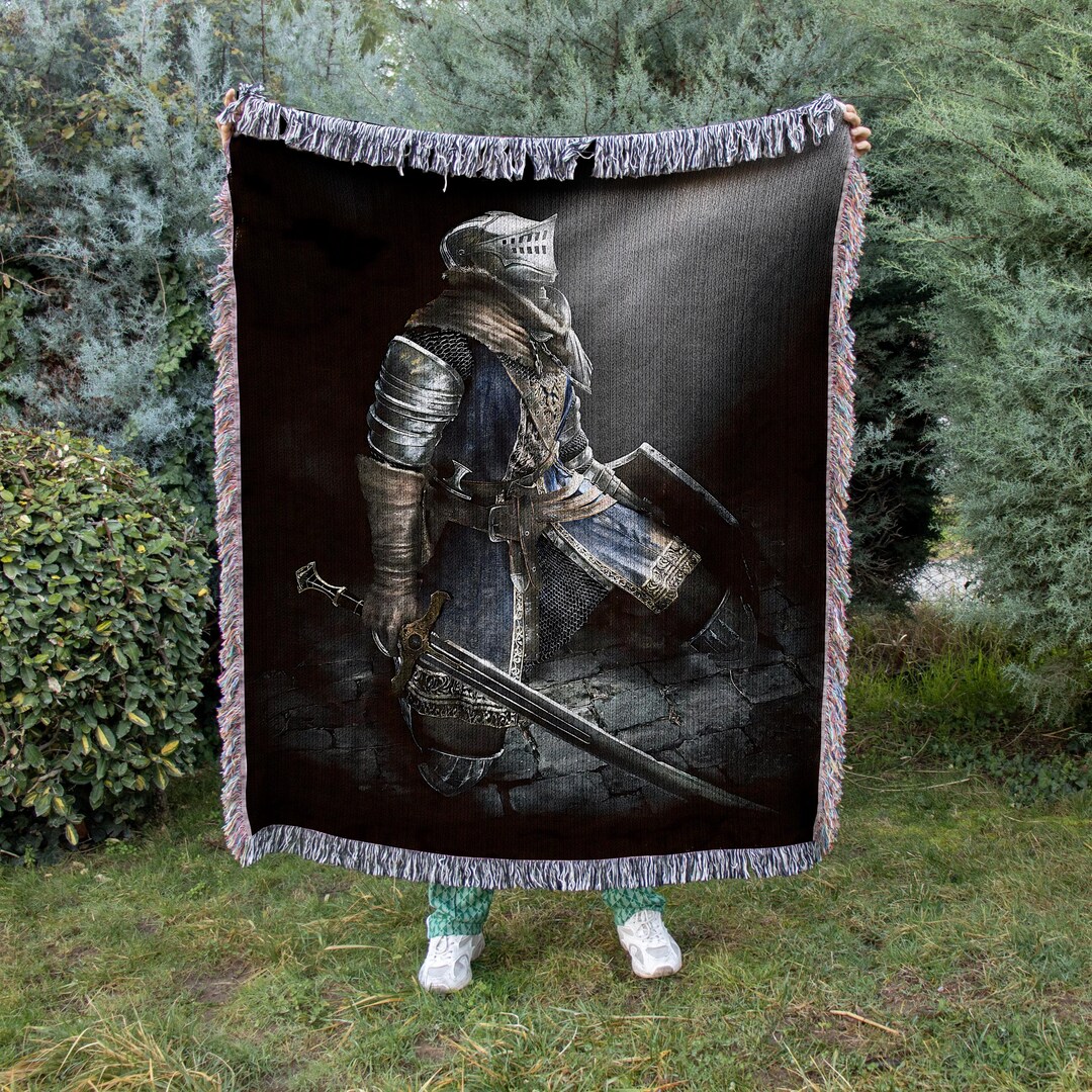 Dark Souls 1 Woven Blanket, Video Game Tapestry, Dark Fantasy Throw ...
