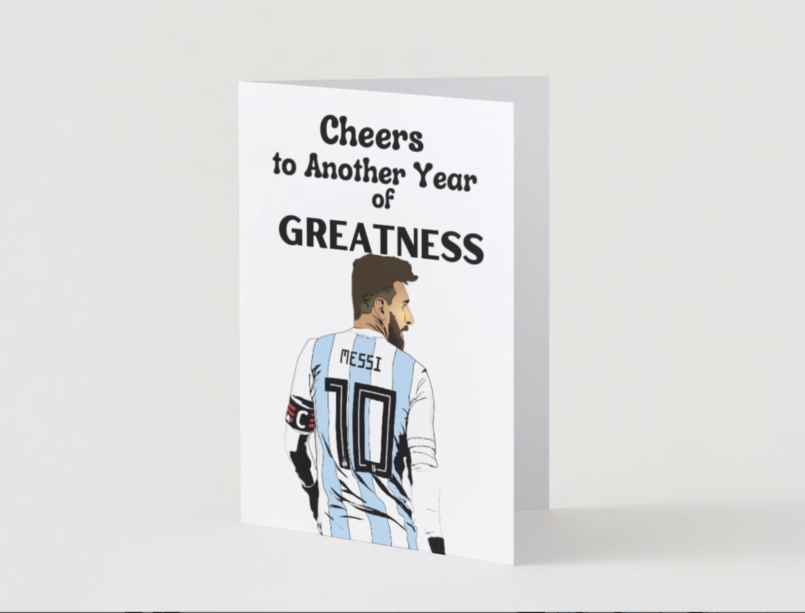 Lionel Messi Birthday Card, Another Year of Greatness PNG Instant ...