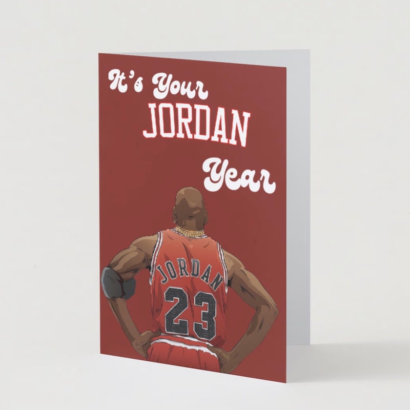 Jordan Birthday Card - Etsy UK