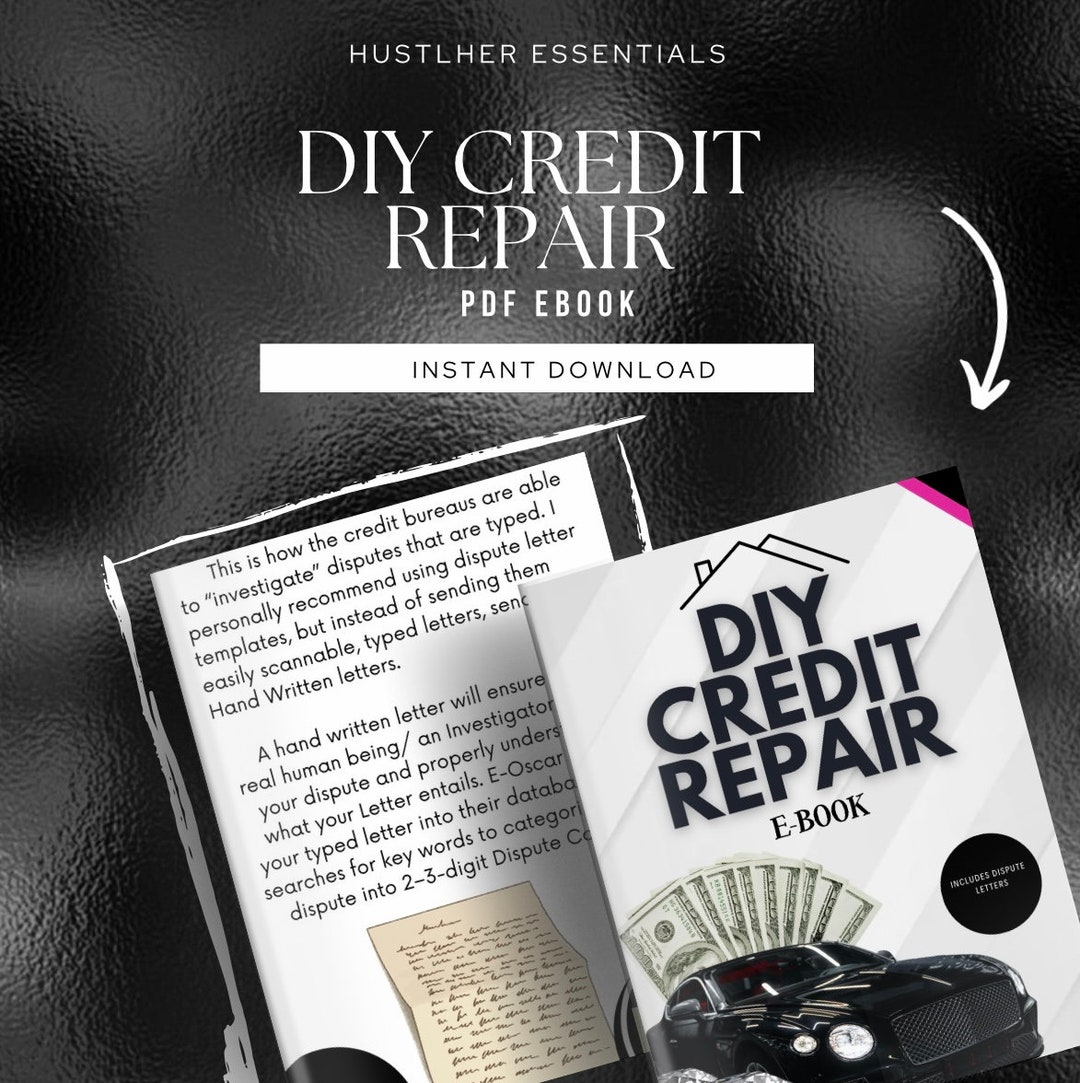 DIY Credit Repair, Credit Repair Ebook, Planner, Girl Boss, Dispute ...