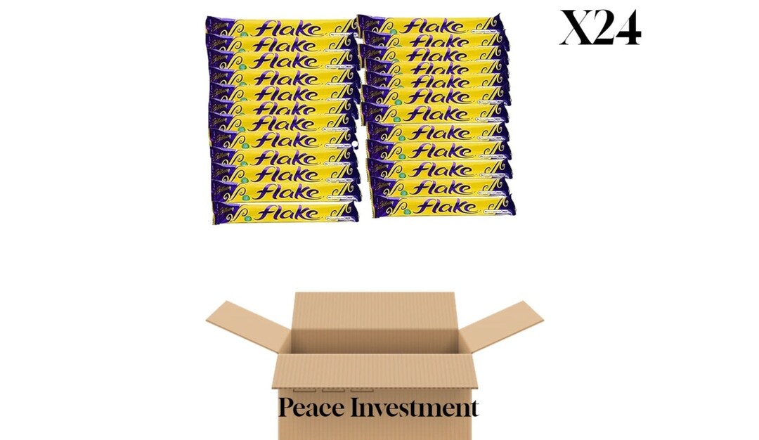 Cadbury Flake Bars Total 12, 24, Bars of British Chocolate Candy ...