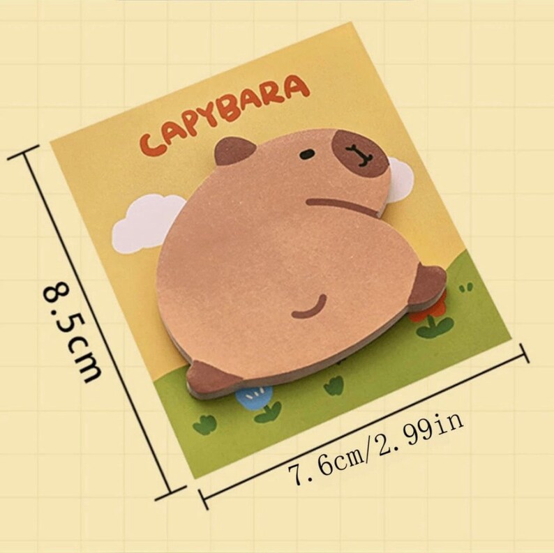 Capybara Sticky Notes Bible Journaling Devotional Bible Study Journal ...