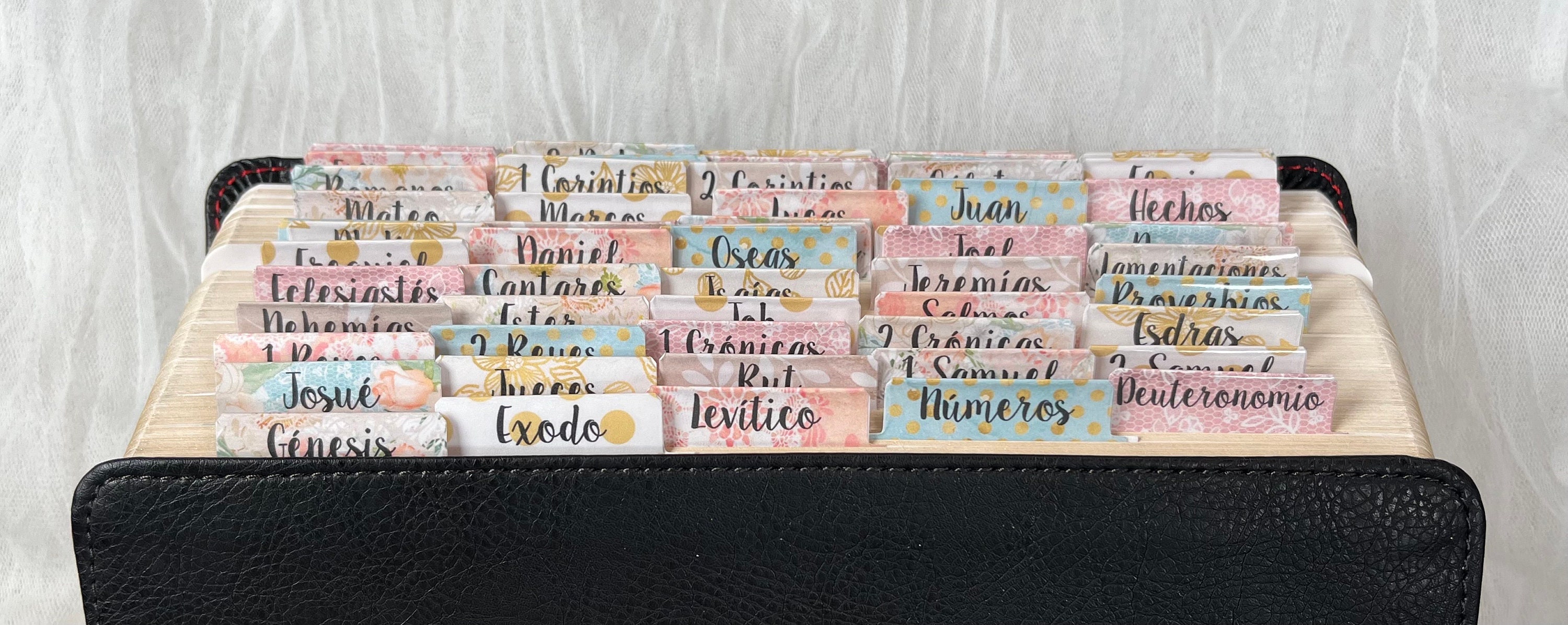 Spanish Bible Tabs - Laminated Bible Tabs - Christian Gifts - Bible ...