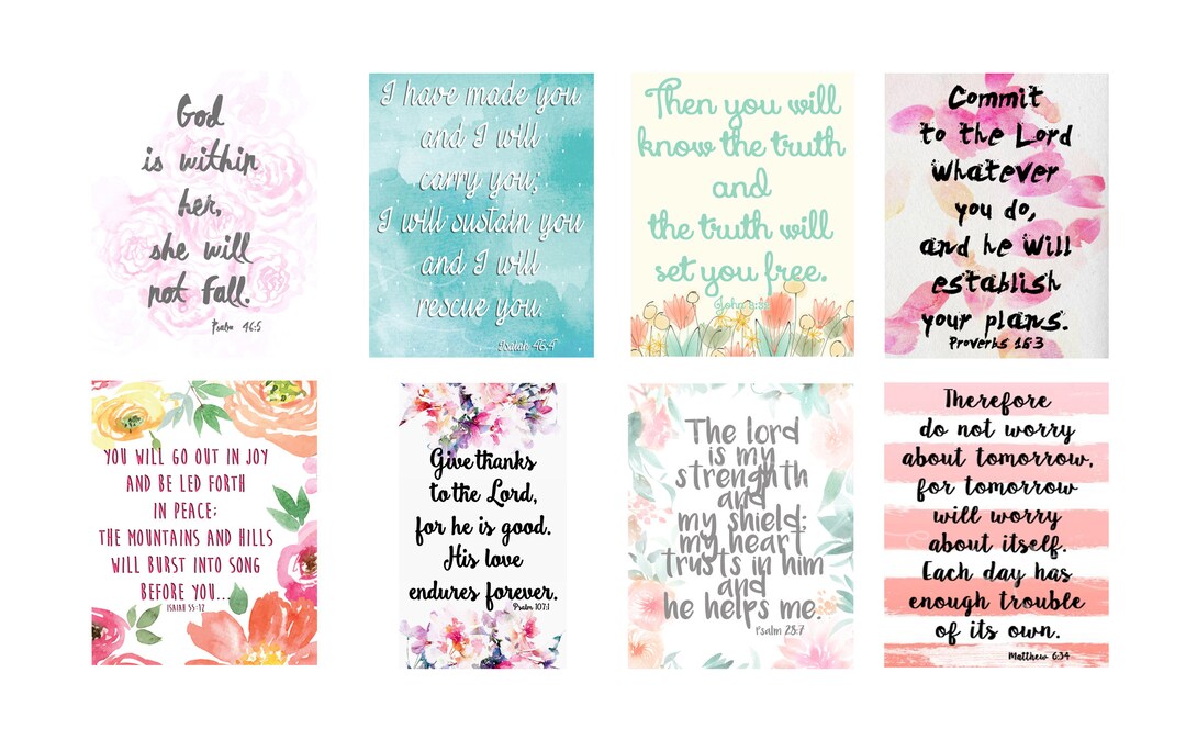 Scripture Planner Stickers - Happy Planner - Erin Condren ...