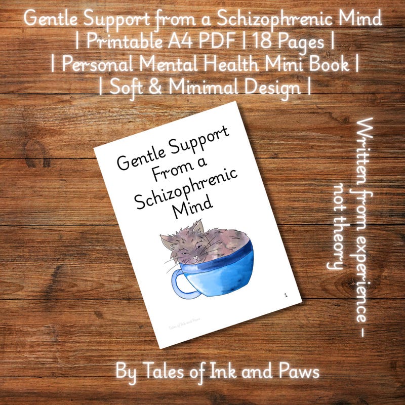 Mental Health Mini Book - Etsy