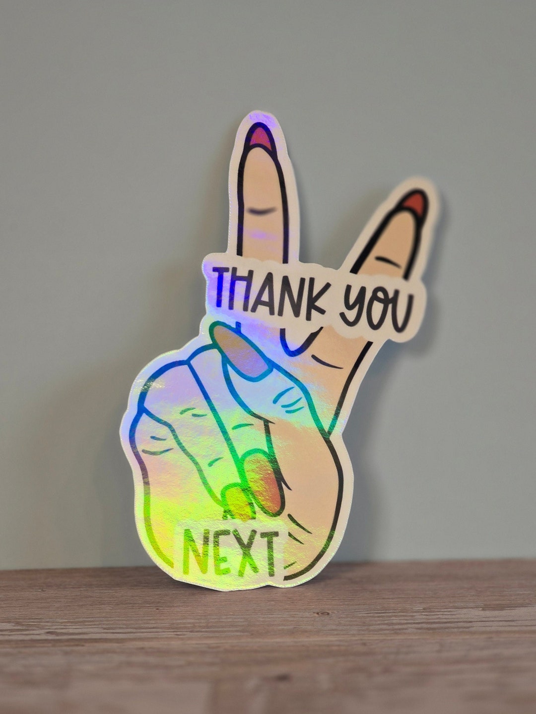 Thank You...next Sticker - Etsy