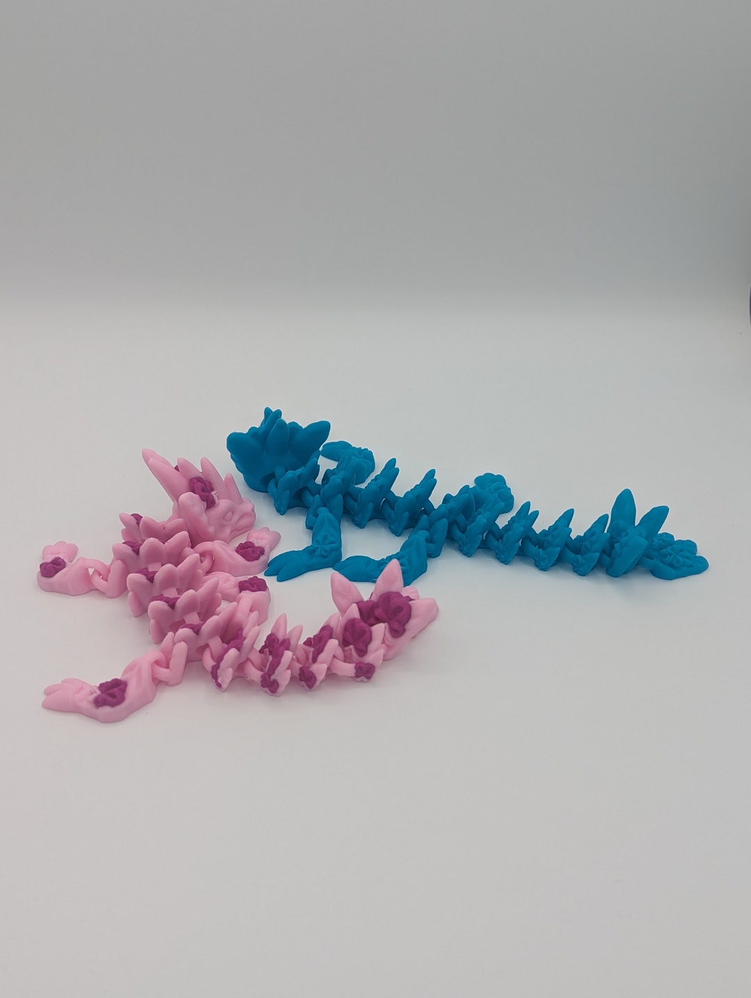 Articulated Flexi Violet Baby Dragon Toy Multiple Options 12 Long ...