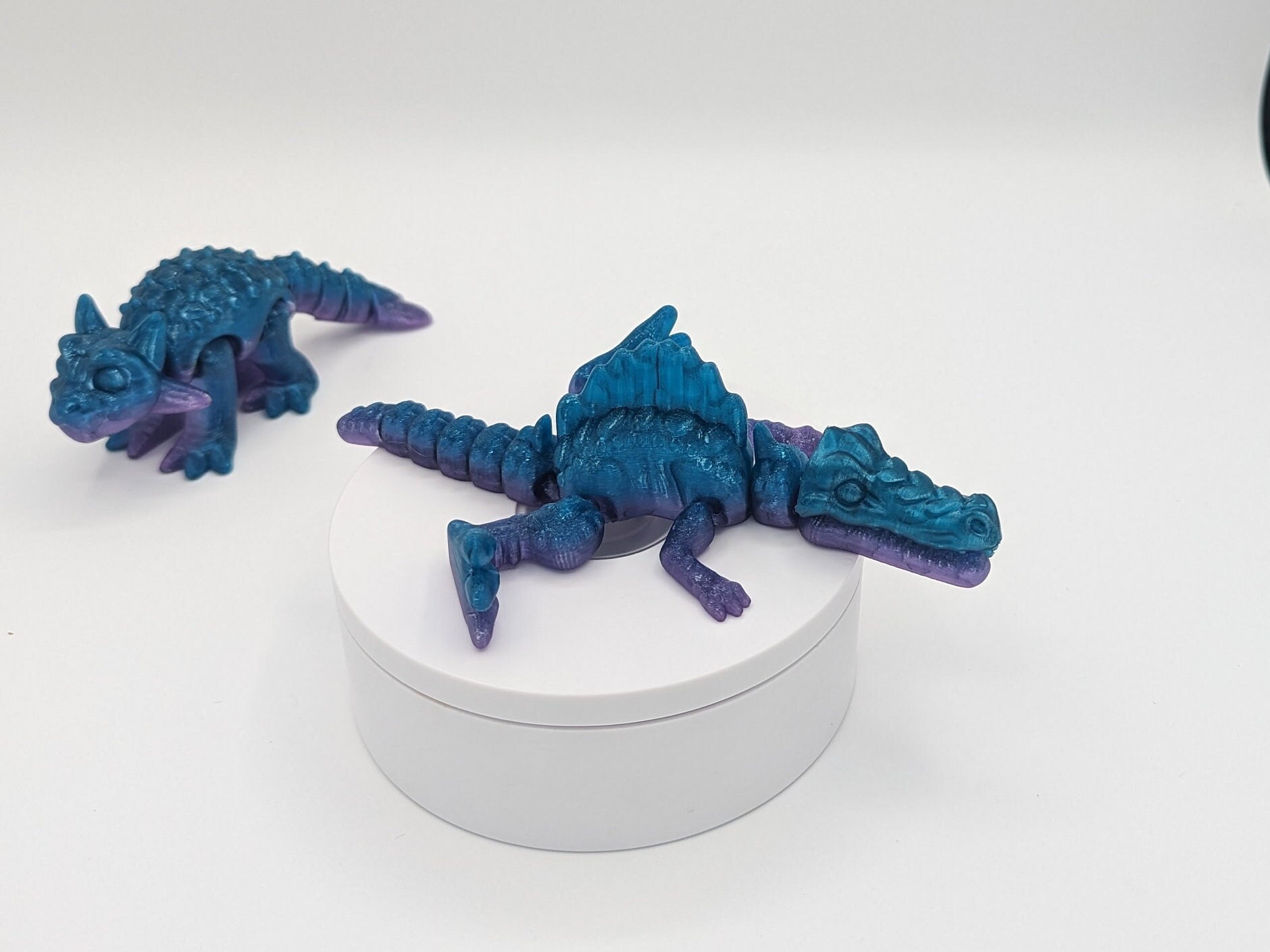 Mini Fidget Spino Toy Articulated Spinosaurus Dinosaur - Etsy