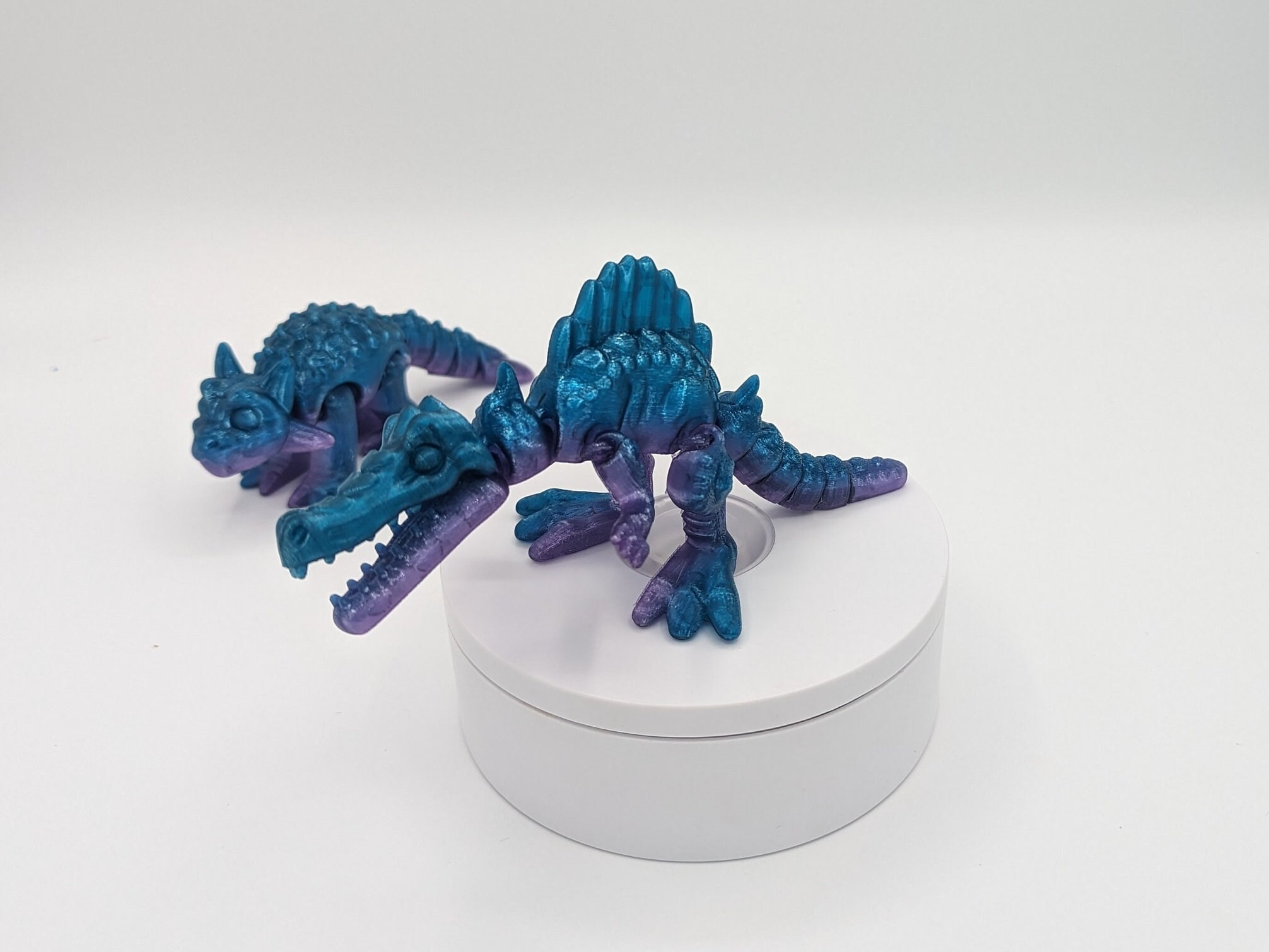 Mini Fidget Spino Toy Articulated Spinosaurus Dinosaur - Etsy