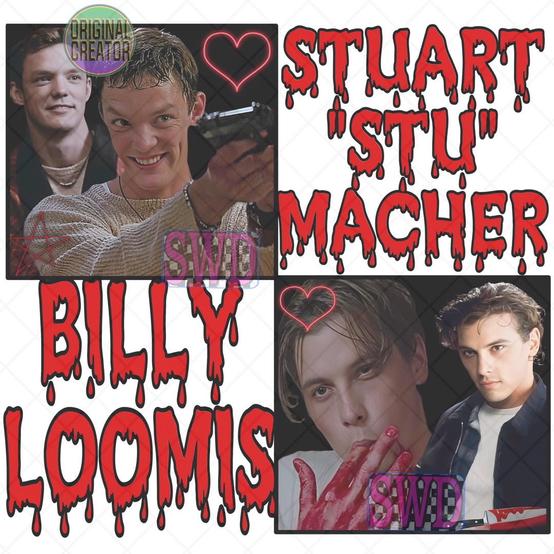 Scream Billy&stuart Sublimation,matthew Lillard Sublimation,skeet ...