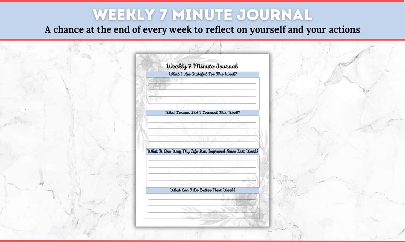 Prayer Journal for Teen Girls, One Month Printable Journal, 10 Unique ...