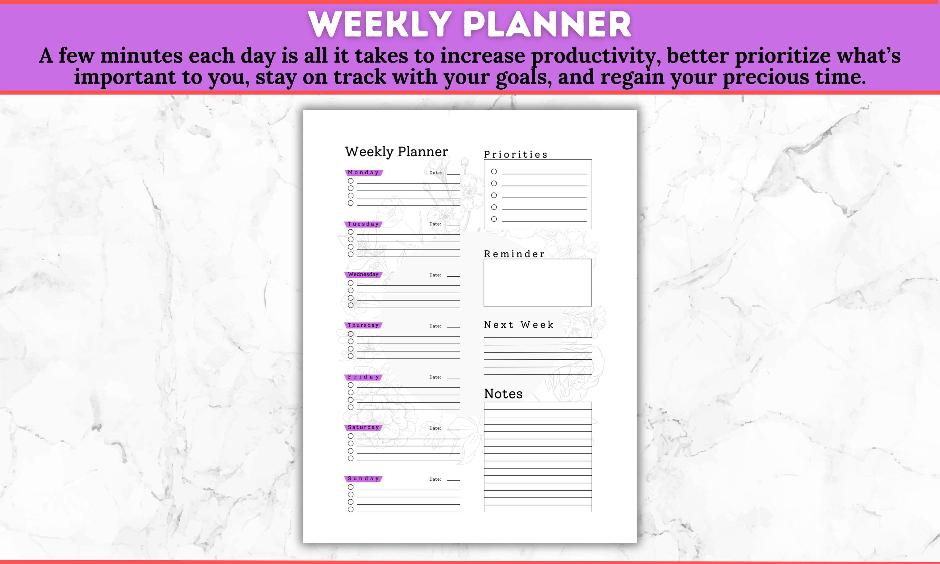 Life is Better When It’s Planned, All in One Planner, to Do, Goals ...
