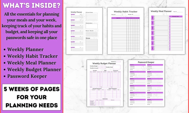 Life is Better When It’s Planned, All in One Planner, to Do, Goals ...