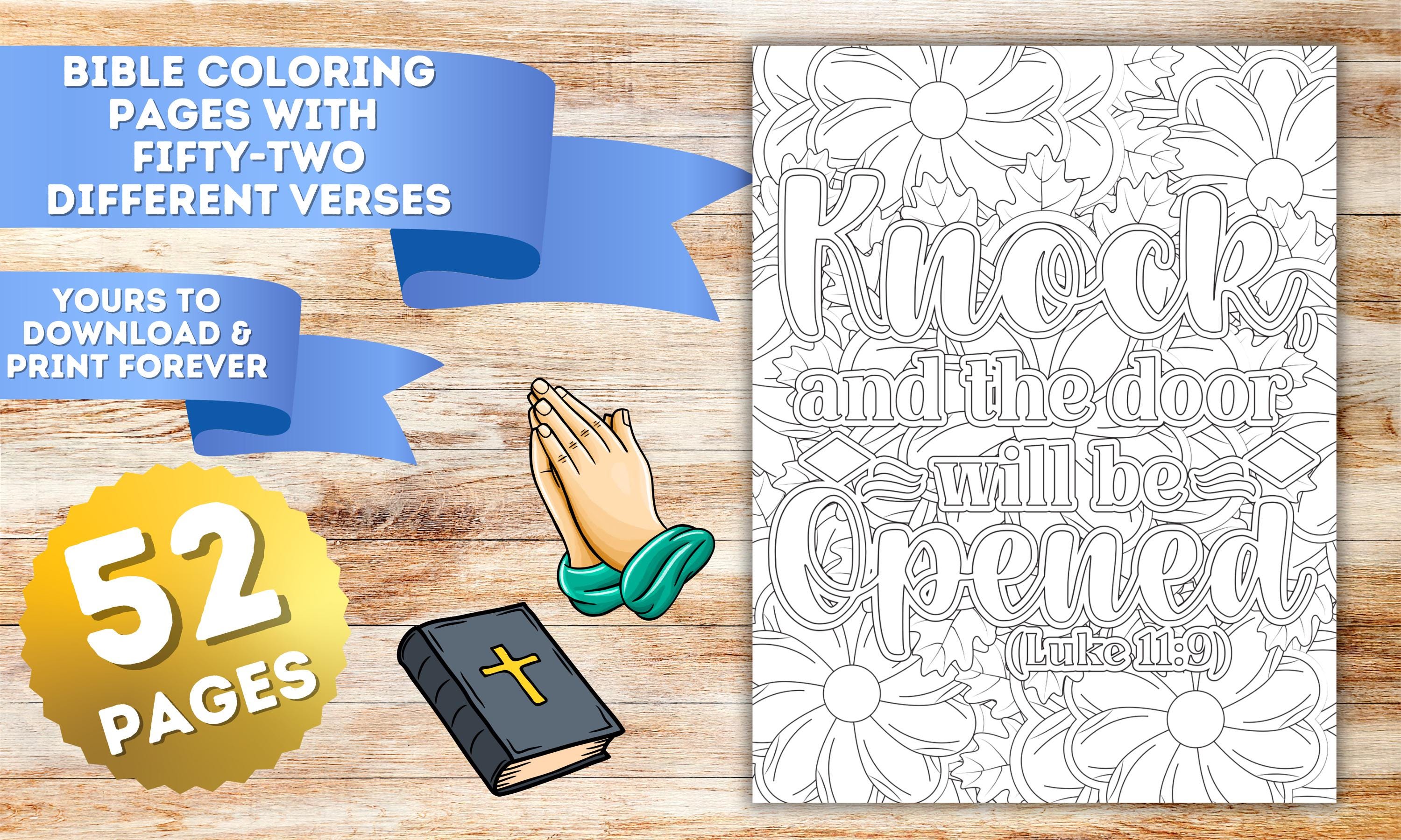 Devotional Coloring Book for Women, 108 Pages of Inspirational Bible ...