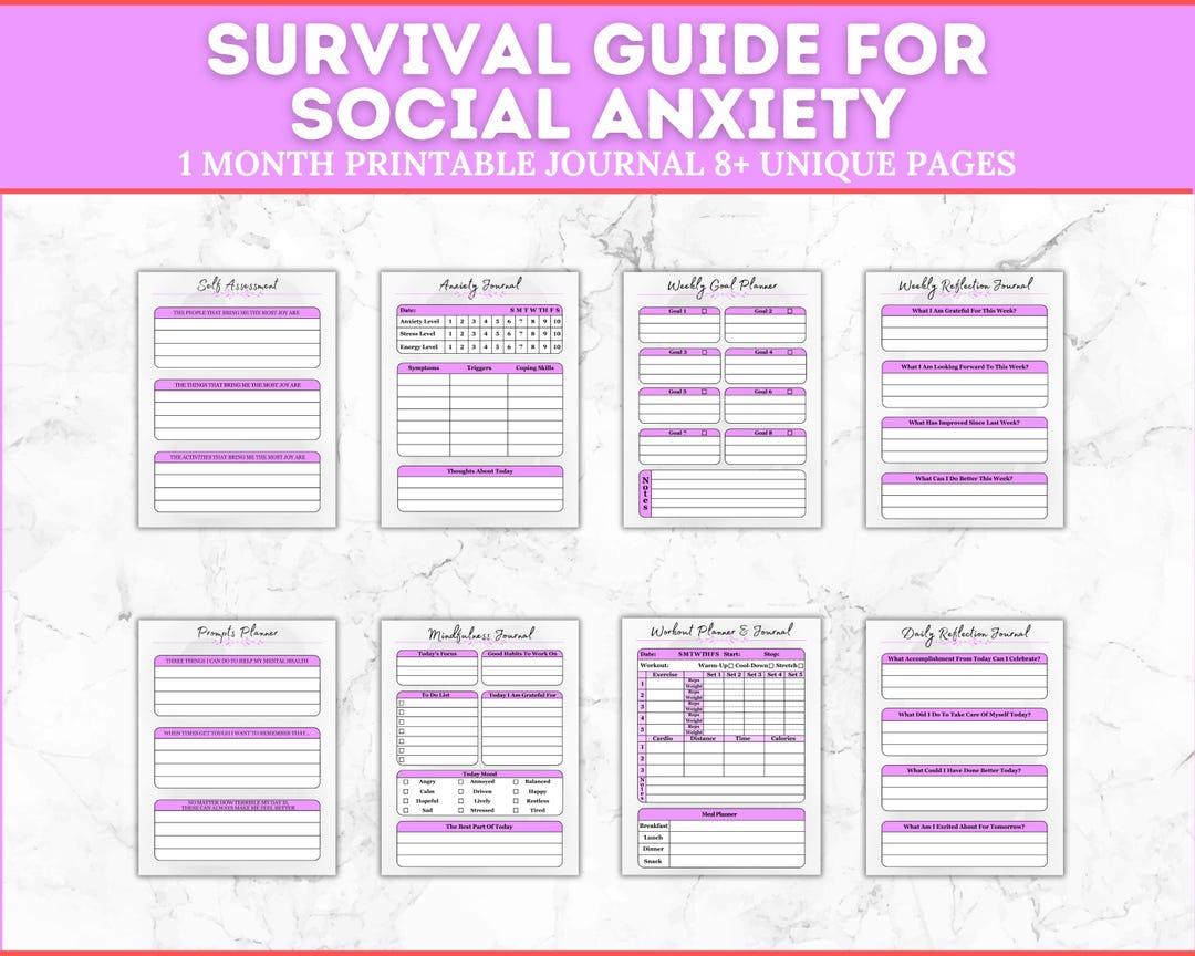Survival Guide for Social Anxiety, A Teen Girls Workbook, Gift of ...