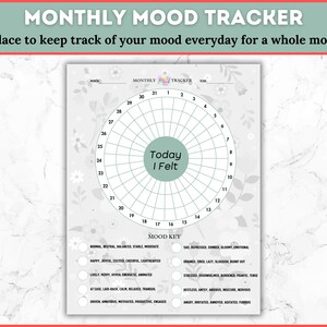 Mood Tracking Journal Explore Emotions, Reflect on Experiences, and ...