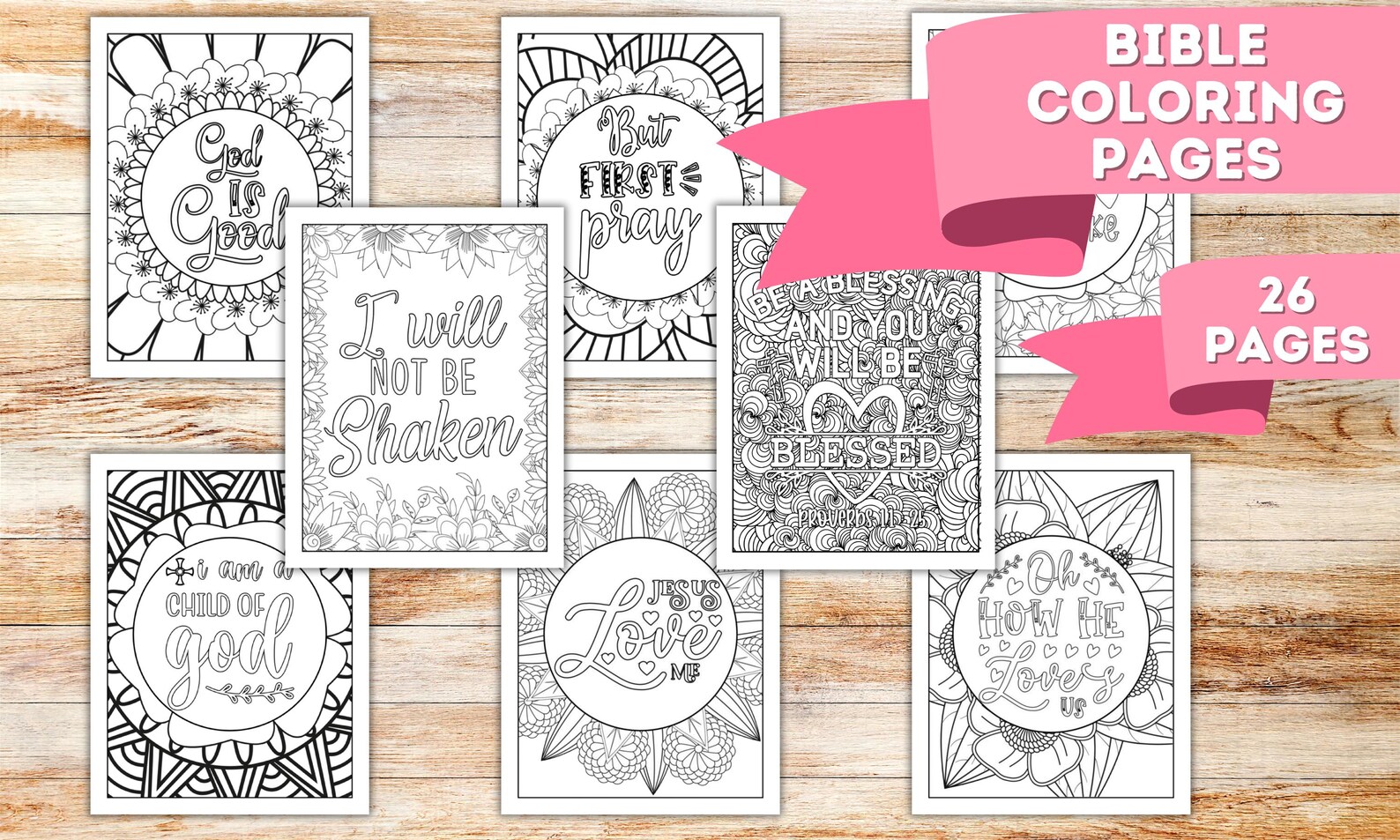 Inspirational Coloring Book for Girls, Part One 56 Pages of ...