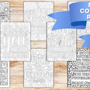 Devotional Coloring Book for Women, 108 Pages of Inspirational Bible ...