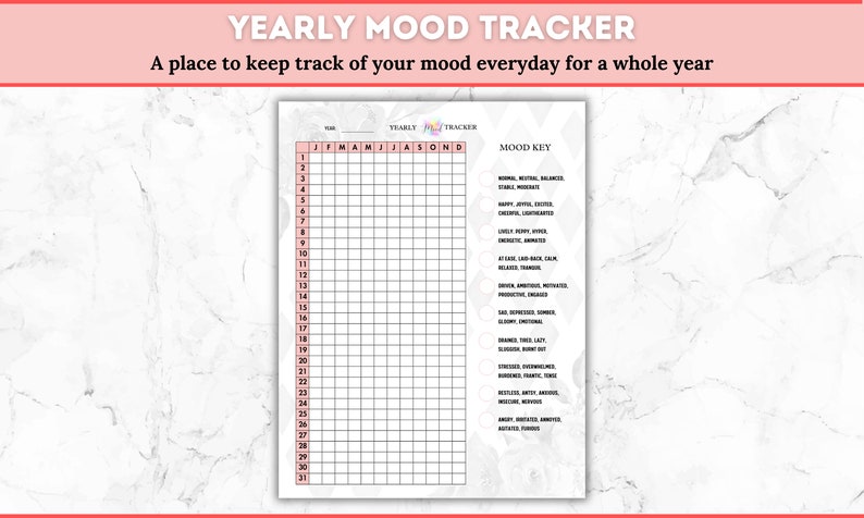 The Daily Mood Tracker Journal for Women, Explore Emotions, Reflect on ...