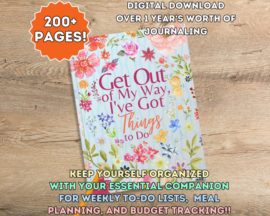 Get Out of My Way, I’ve Got Things to Do All in One Planner, to Do ...