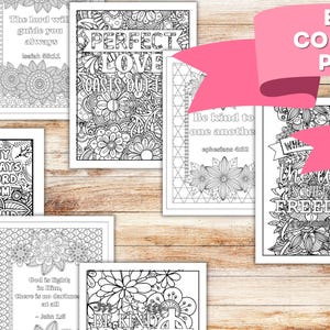 Inspirational Coloring Book for Girls, Part Two 56 Pages of ...