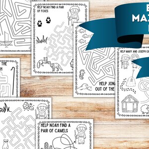 Bible Mazes for Kids, Vol 1, Part2, Over 50 Fun and Faith-filled Mazes ...